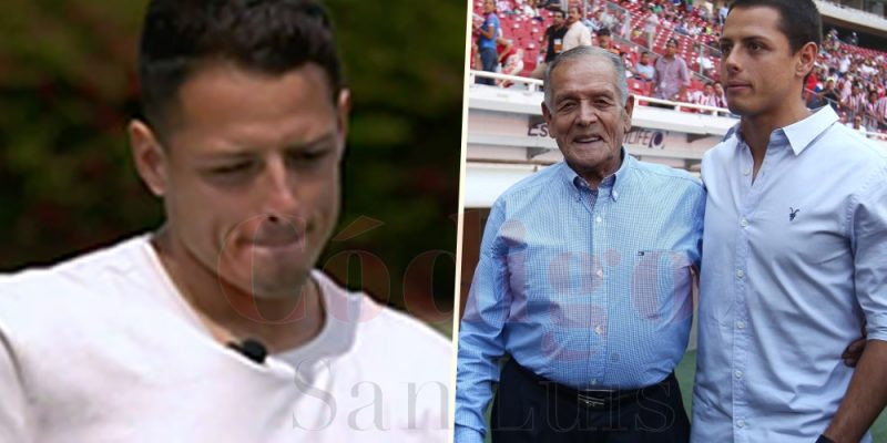 (VIDEO) Chicharito llora durante entrevista al recordar a su abuelo