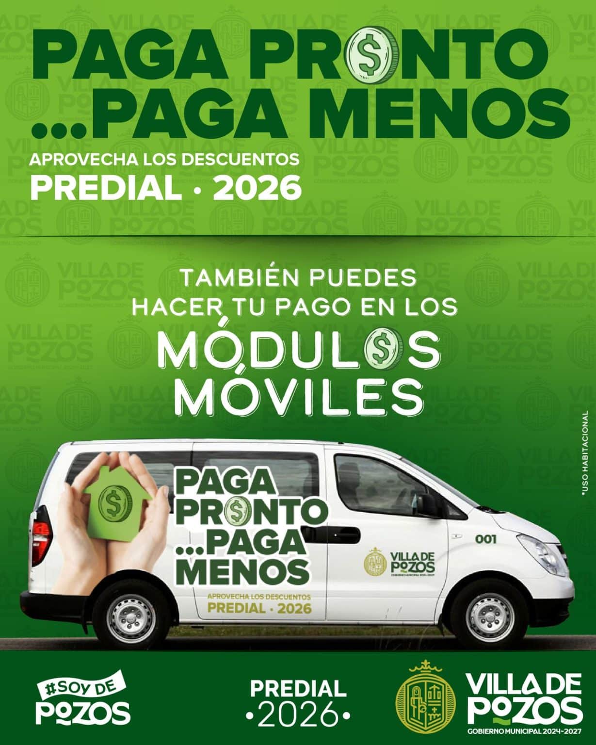 Con unidades móviles, Villa de Pozos acerca pago de predial a ...